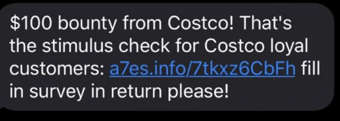 Stimulus Check Scam - American 1 Credit Union